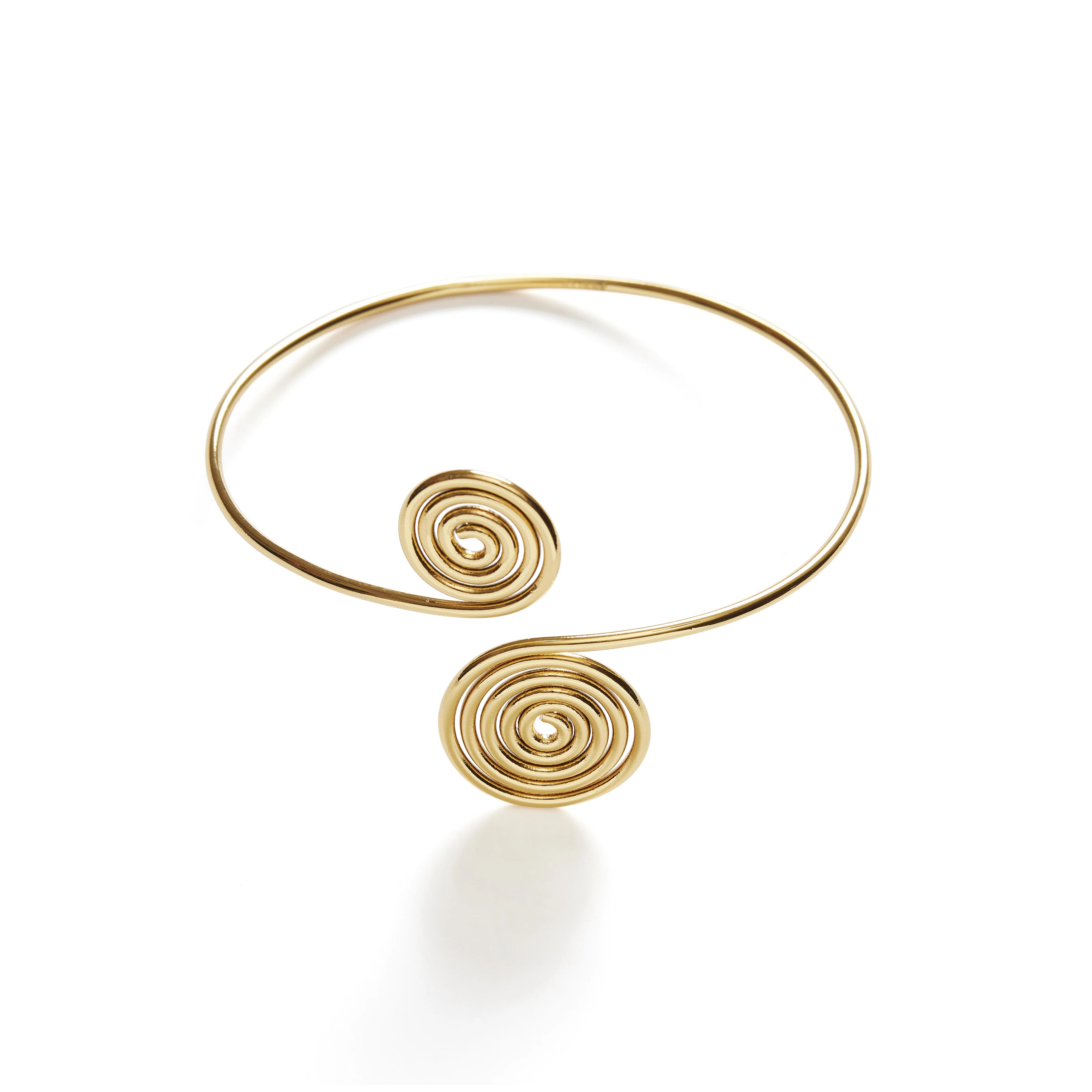 SPIRAL UPPER ARM Cuff Gold - m.a.s.