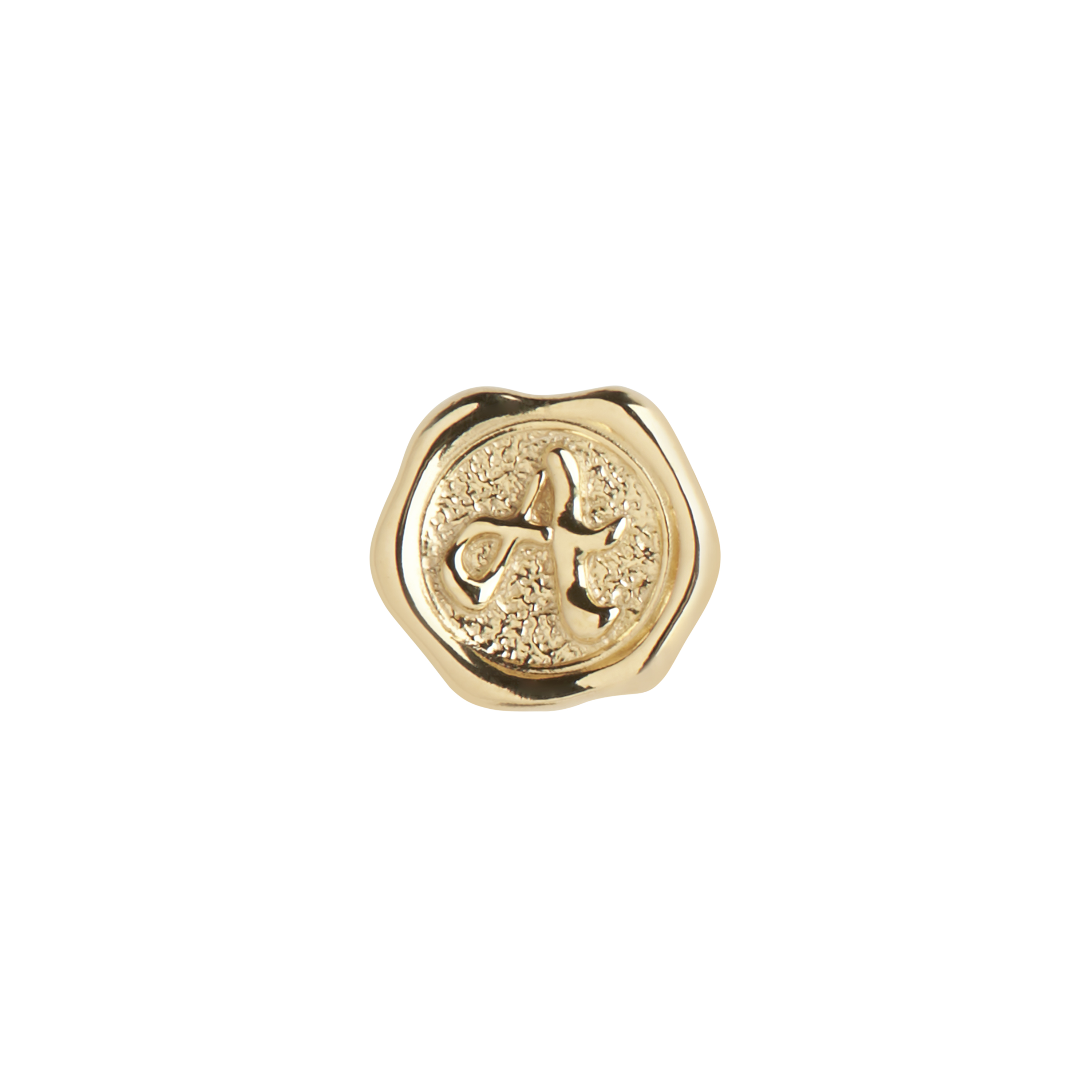 SIGNET COIN GOLD all Letters - m.a.s.