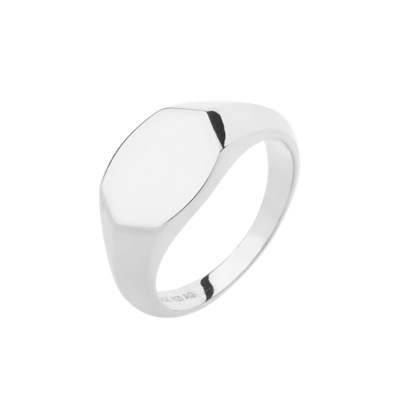 GORDON SIGNET RING Silver - m.a.s.