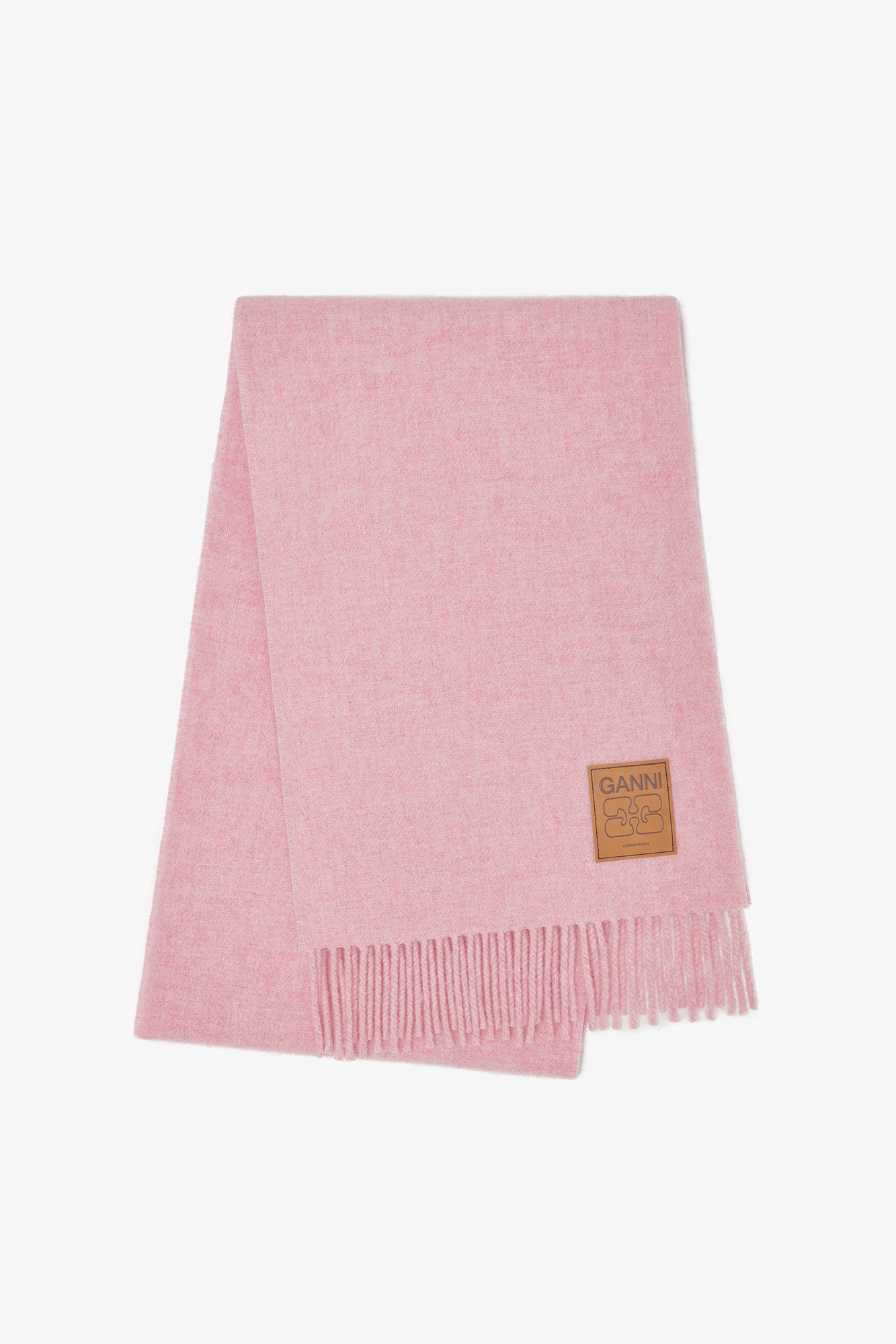 Double face Wool Scarf Mauve Morn - m.a.s.